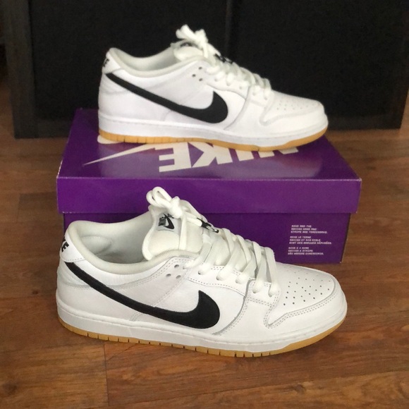 Nike | Shoes | Nike Sb Dunks Low White Gum Never Worn Brand New With ...